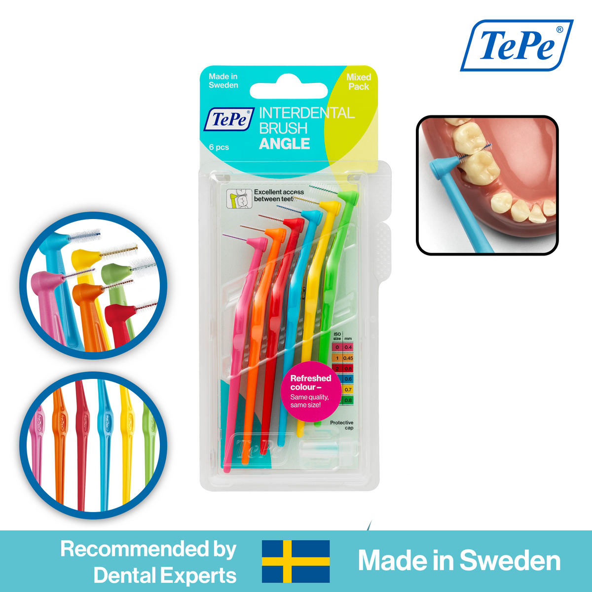 TePe Angle™ Interdental Brushes – TePe Philippines