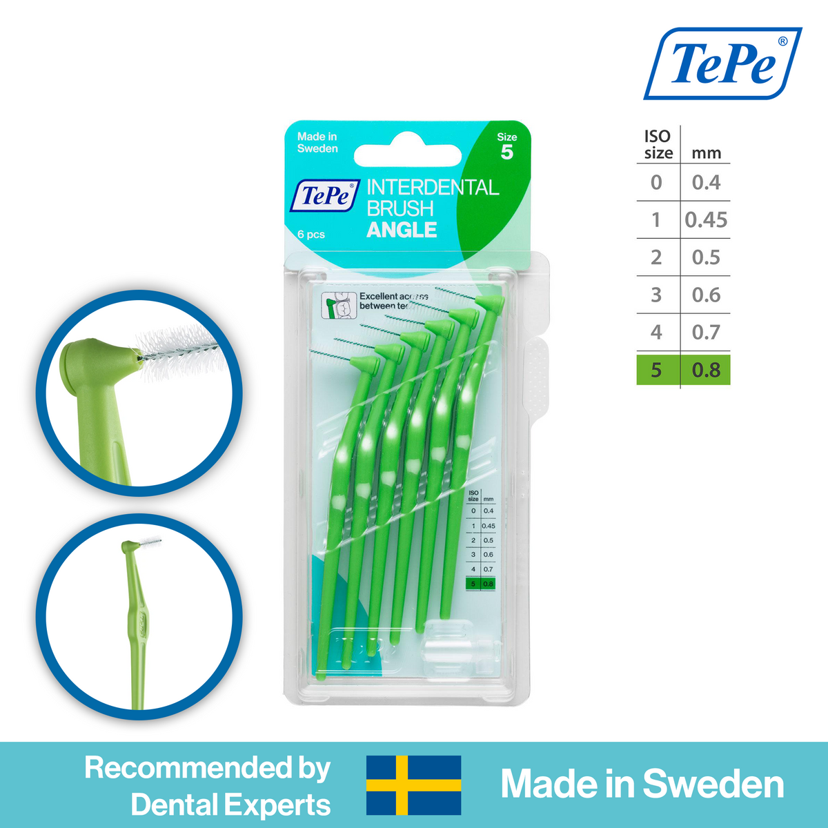 TePe Angle™ Interdental Brushes – TePe Philippines